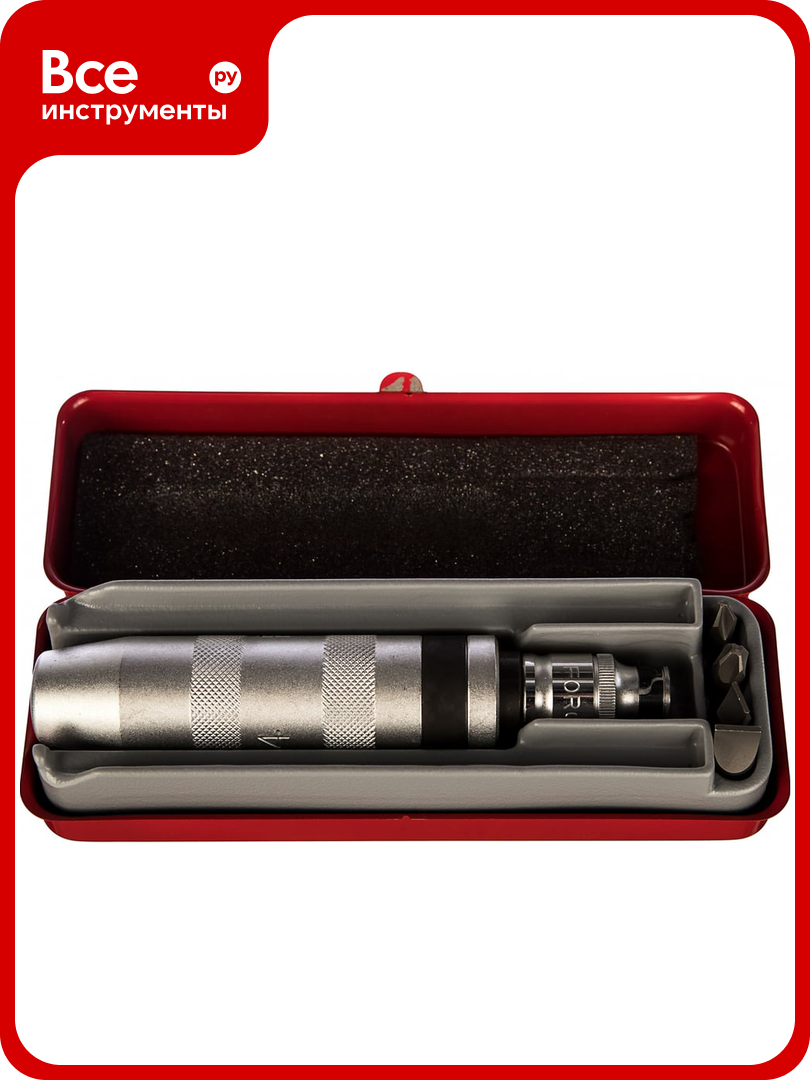 Ударная отвертка с наконечниками FORCE 6 предметов 5064, пластик