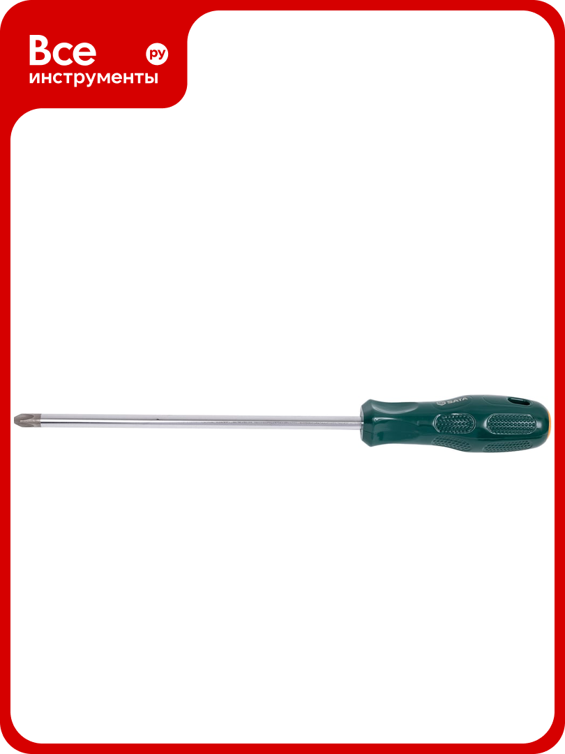 Отвертка крестовая SATA А, PH 3x200 мм 62317