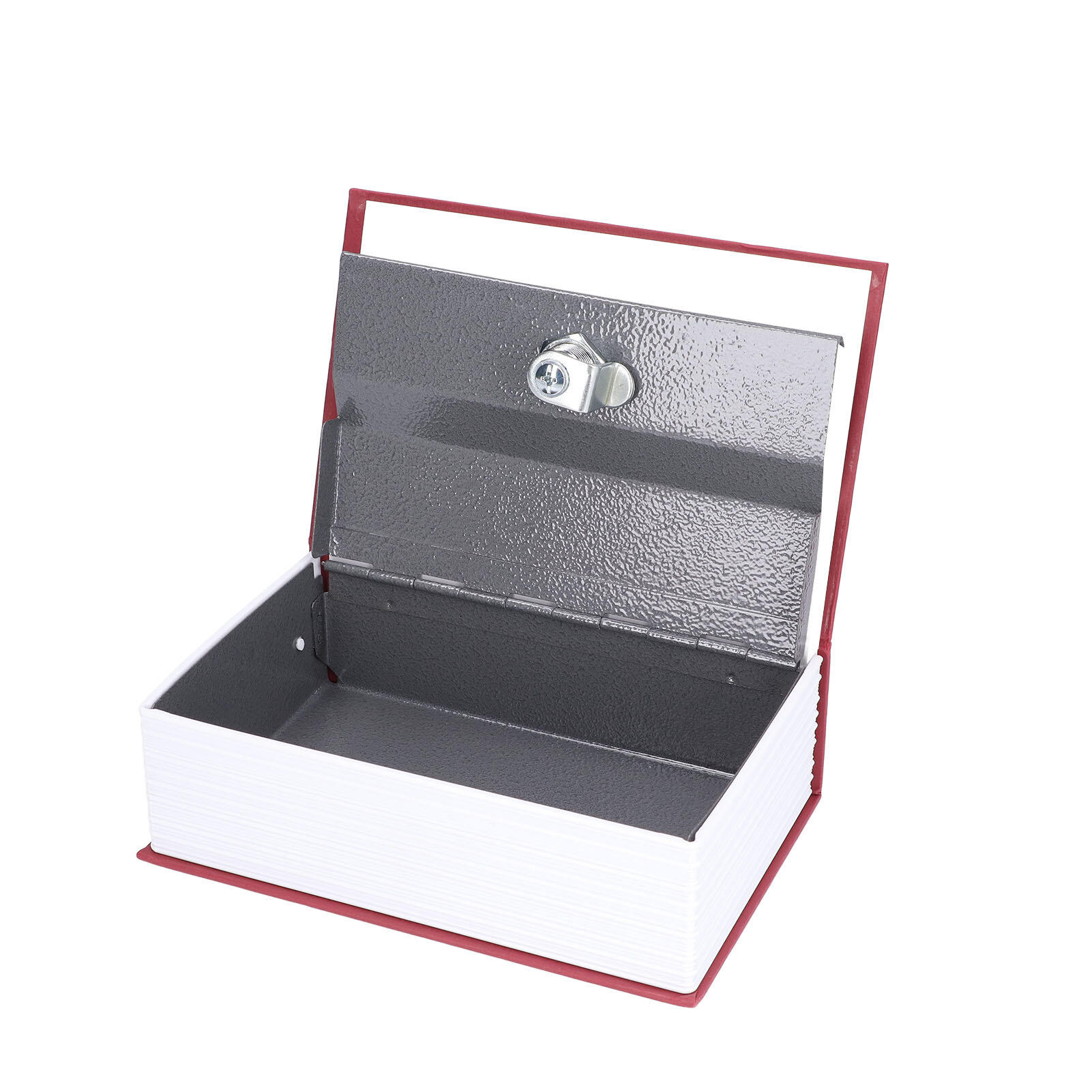 Сейф в форме книги, декоративный чехол для хранения денег для спальни, гостиной, офиса, красный