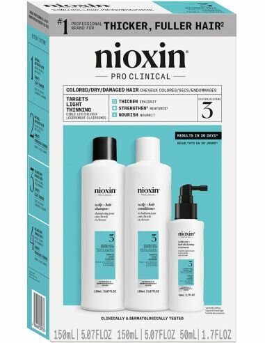 NIOXIN Hair System Kit 03 - набор Система 3 (шампунь 150мл + кондиционер 150мл + маска 50мл)