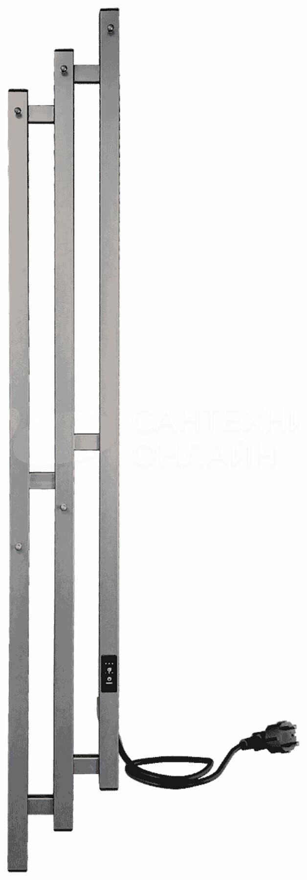 Электрический полотенцесушитель Indigo Sky PRO, без полки Graphite Metallic (LSKPRE150-17GFMRt)