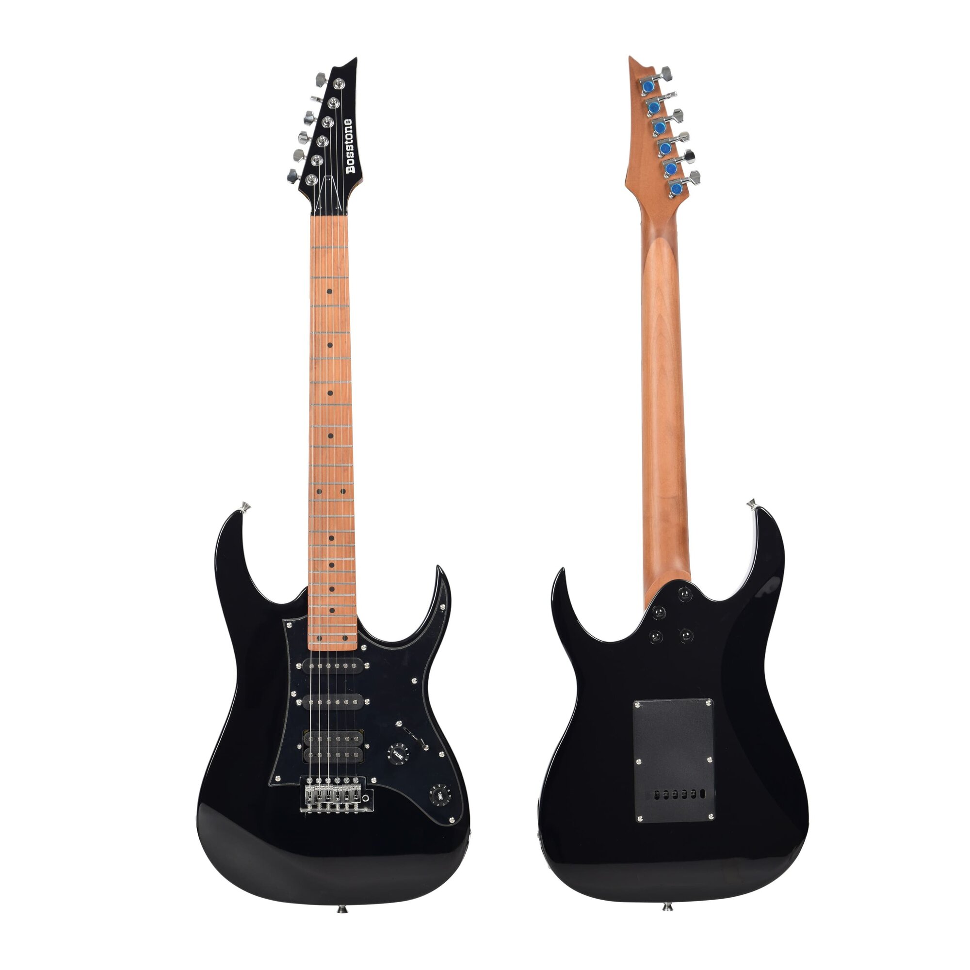 Bosstone SR-09 V.2 TBK (2025) Гитара электрическая, 6 струн цвет черный