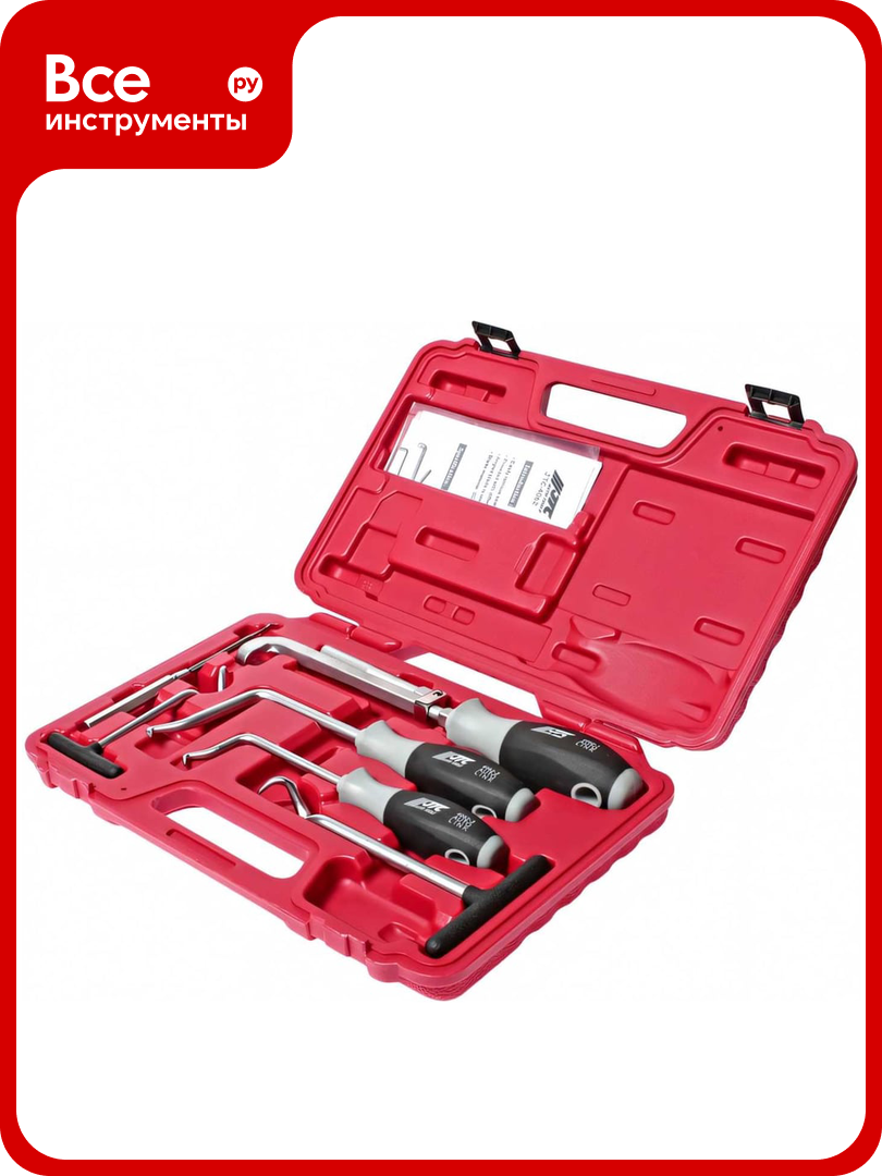 Набор приспособлений для демонтажа сальников, колец и шлангов (6 предметов, кейс) JTC 4062