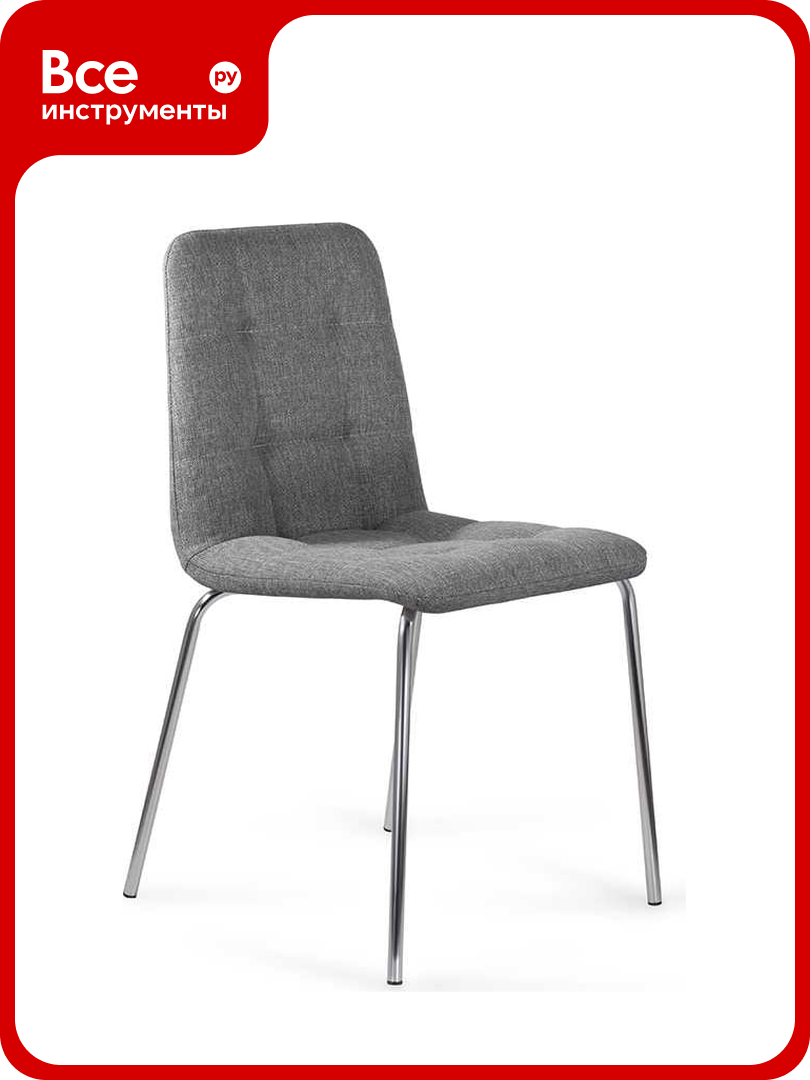 Стул UTFC Чико CH 4L Moderno 02 серый ДКЧико03 ЦБ-00009797 ПУ-00027537, для приема посетителей