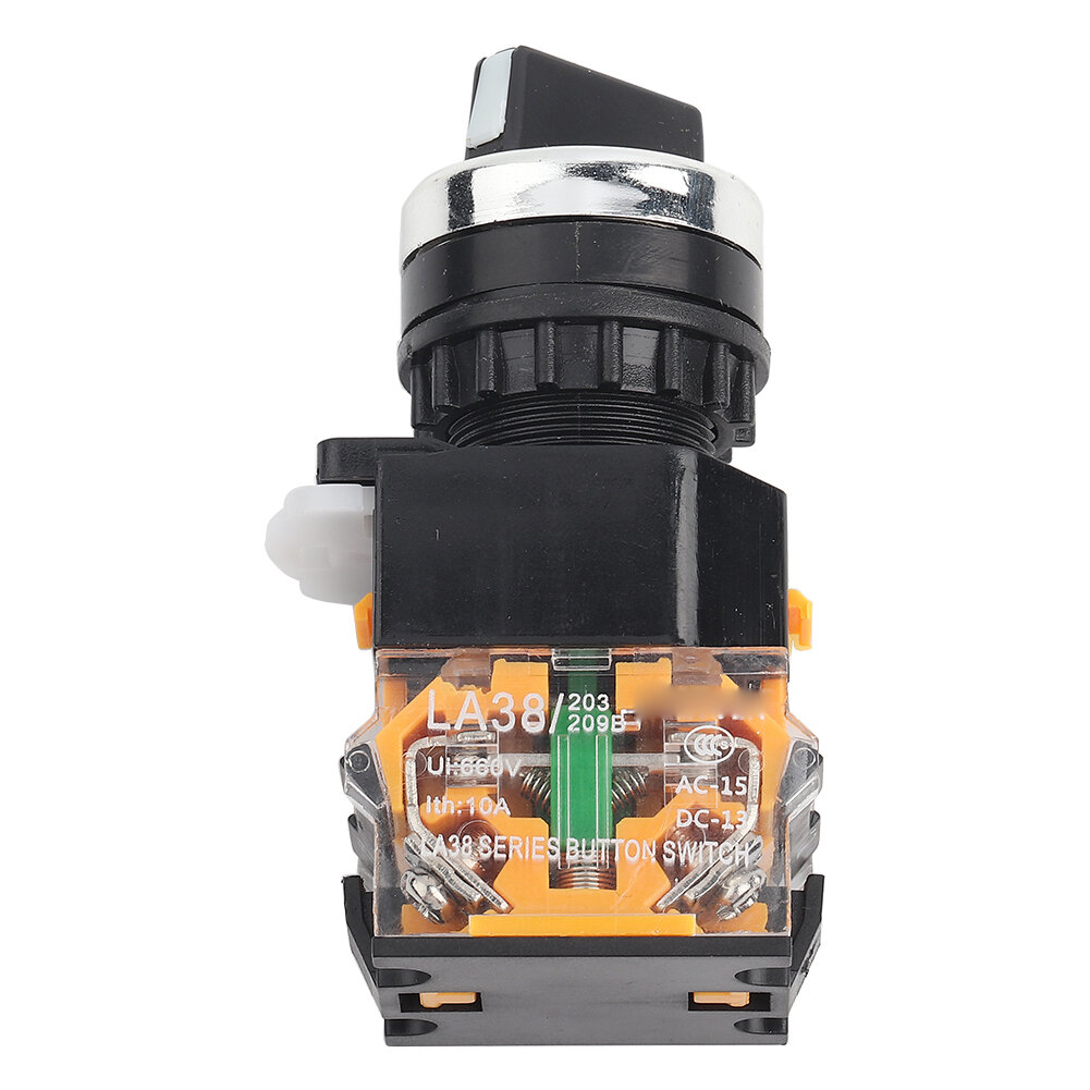 Поворотный переключатель, надежная работа, простая установка, широкое применение, длительный срок службы, 3 положения, интеллектуальный переключатель для контакторных электрических цепей.