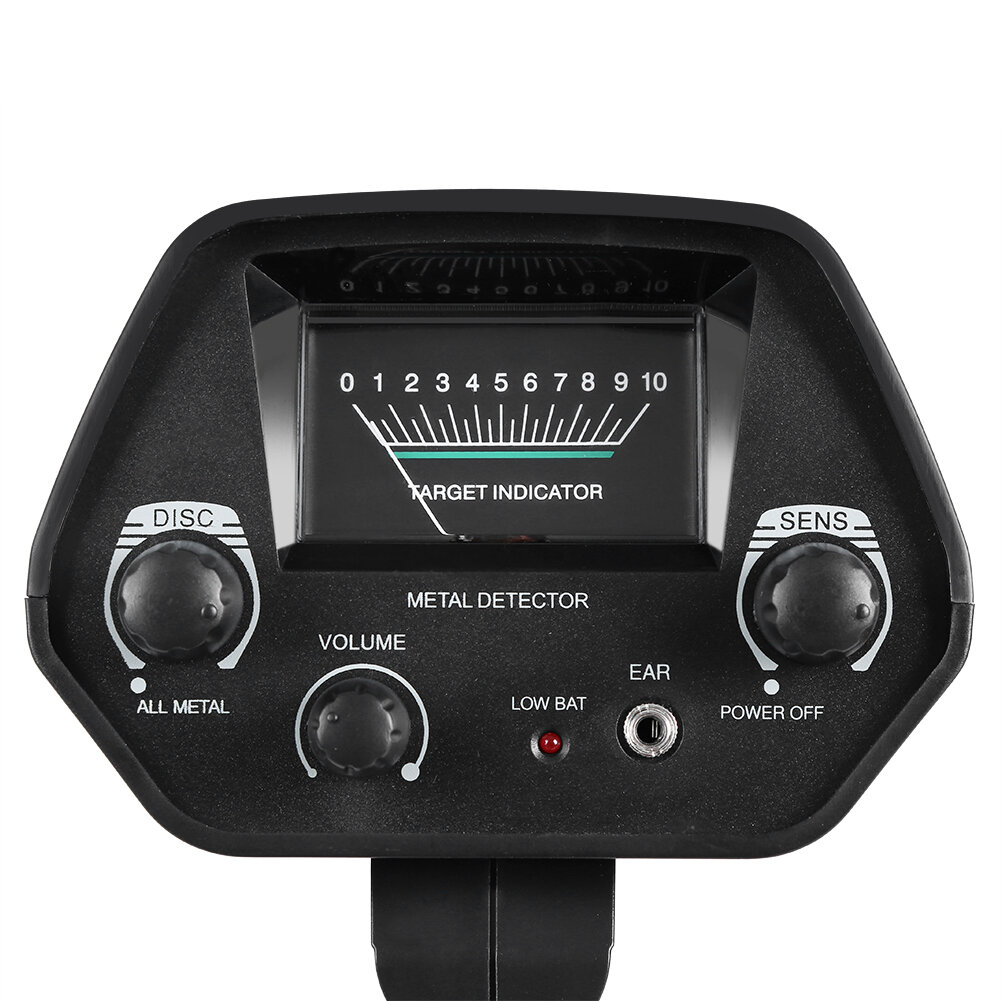 Металлоискатель MD4030 Deep Sensitive для поиска золота и серебра, монет и других металлов в грунте, с регулируемой высотой, водонепроницаемым диалоговым окном, разъемом для наушников, режимом полного металла и режимом распознавания, частотой 5 КГц,