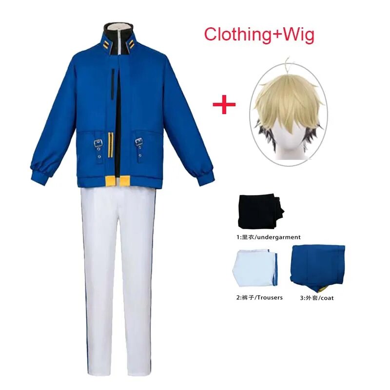 Косплей костюм Link Click, Размер XL, Цвет: Costume Wig