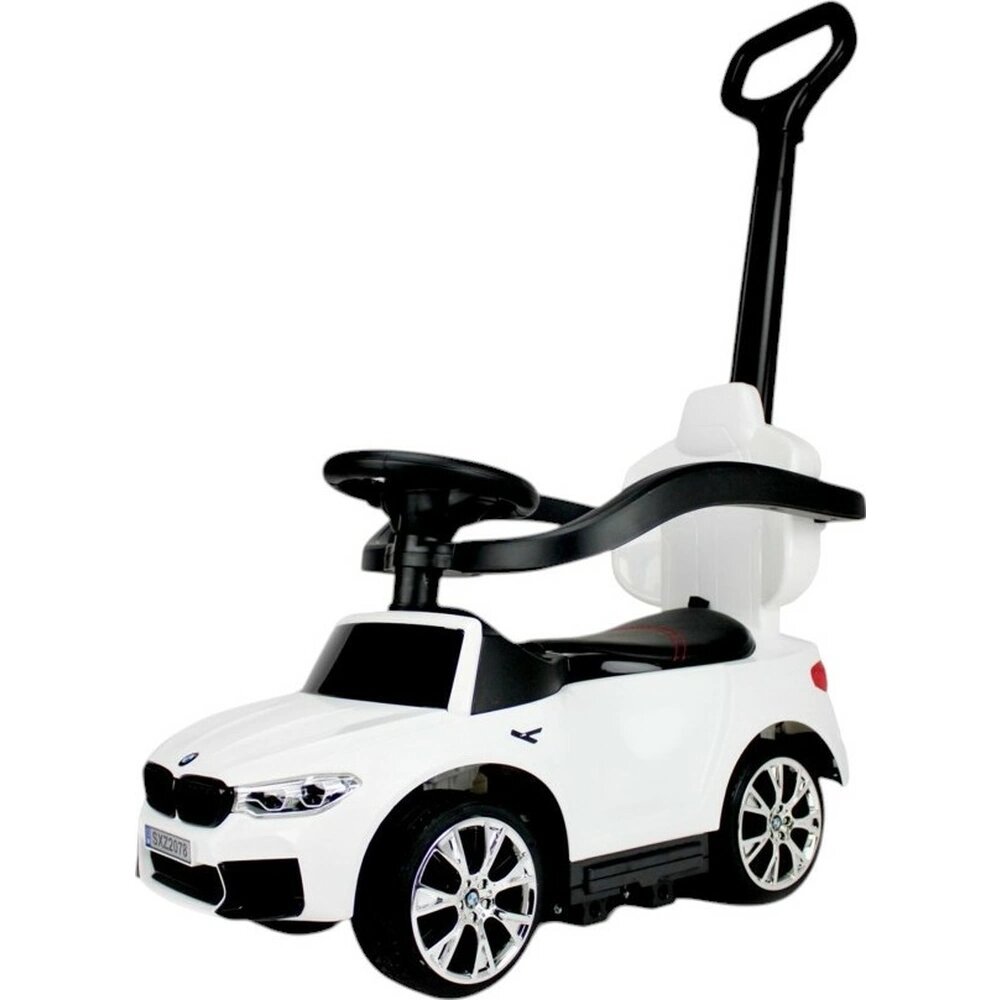 Детский толокар BMW M5 RiverToys (A999MP-H) (белый) 2+