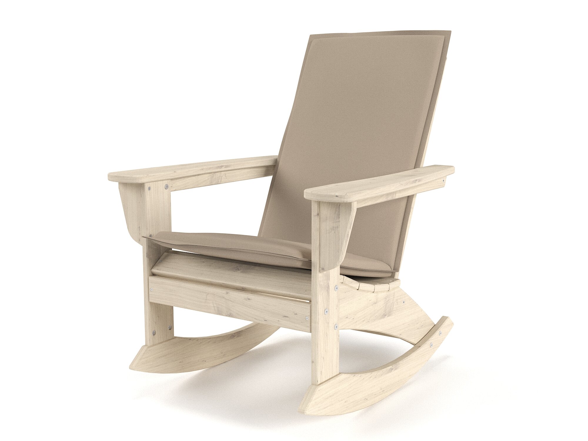 Кресло Soft Element Модерн Качалка Плюс, с подлокотниками, со спинкой, массив дерева, для дачи