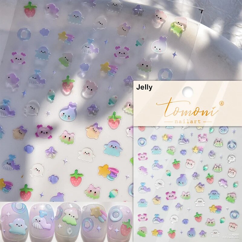 Наклейки для ногтей Tomomi Jelly, Цвет: MP5945TO4298