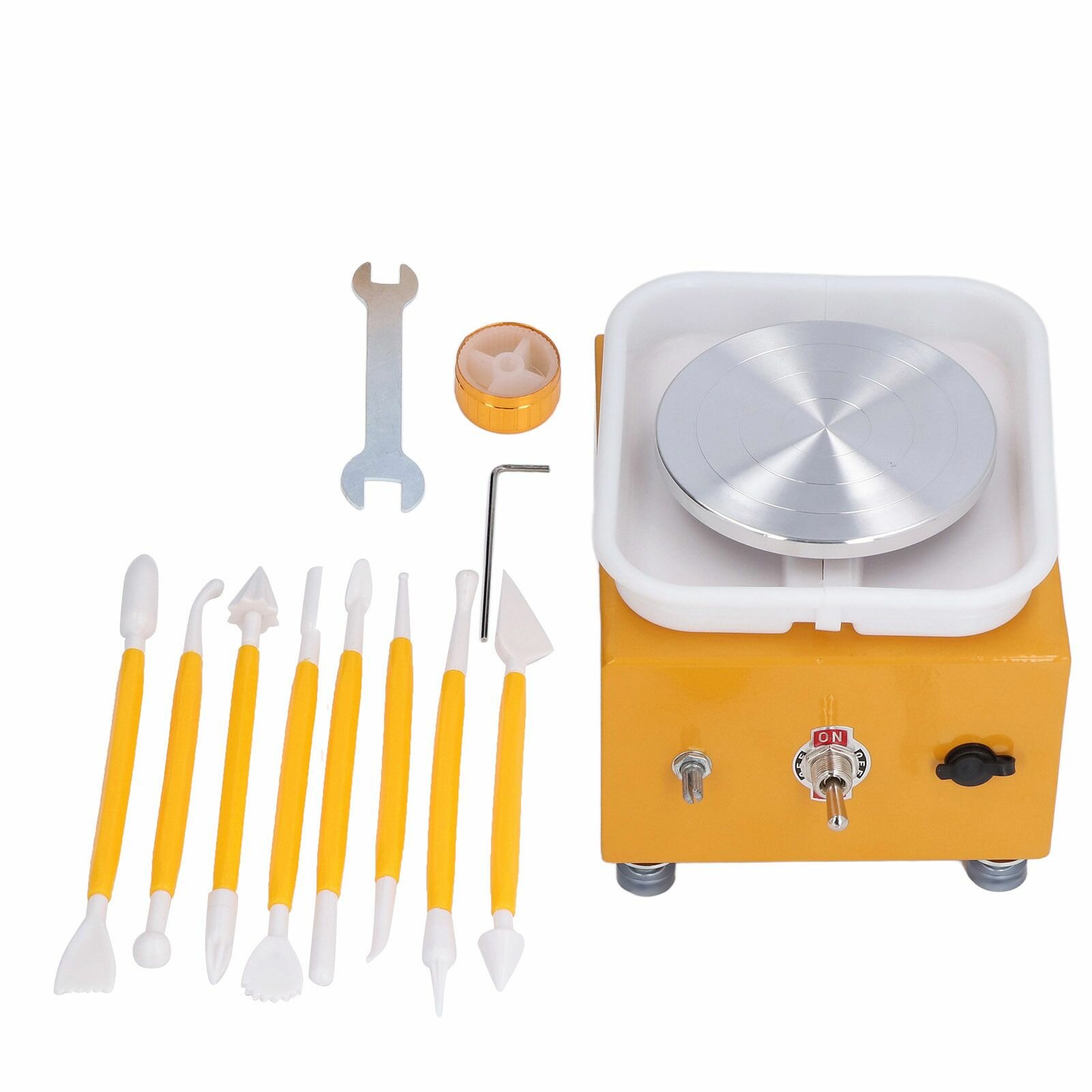 Мини-гончарный круг с водяной ванночкой для детей и школы, 10 см, 50/60 Гц, до 2000 об/мин