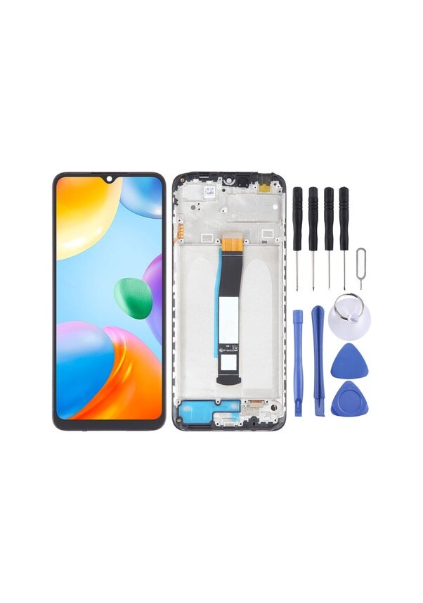 Оригинальный ЖК-дисплей Xiaomi Redmi 10c с дигитайзером, полная сборка, с рамкой