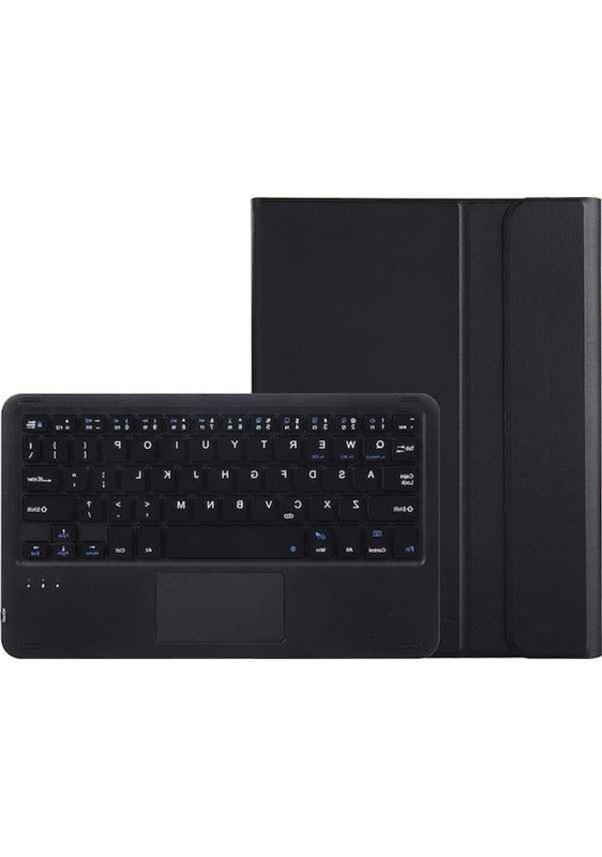 Кожаный чехол Ah13-a для Huawei Matepad Se 10.4 с сенсорной клавиатурой, черный — Bluetooth, подставка, стилус, прочный