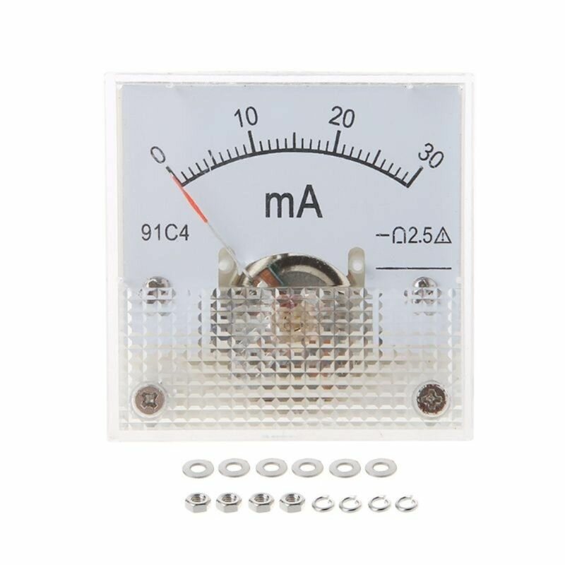 Амперметр постоянного тока 91C4-0-30мА