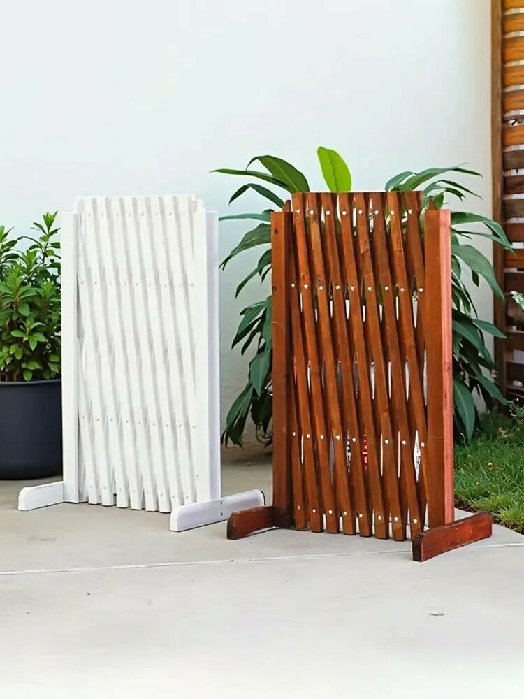 Телескопическое ограждение для сада, шпалера для вьющихся растений, высота 70 см с возможностью расширения до 200 см