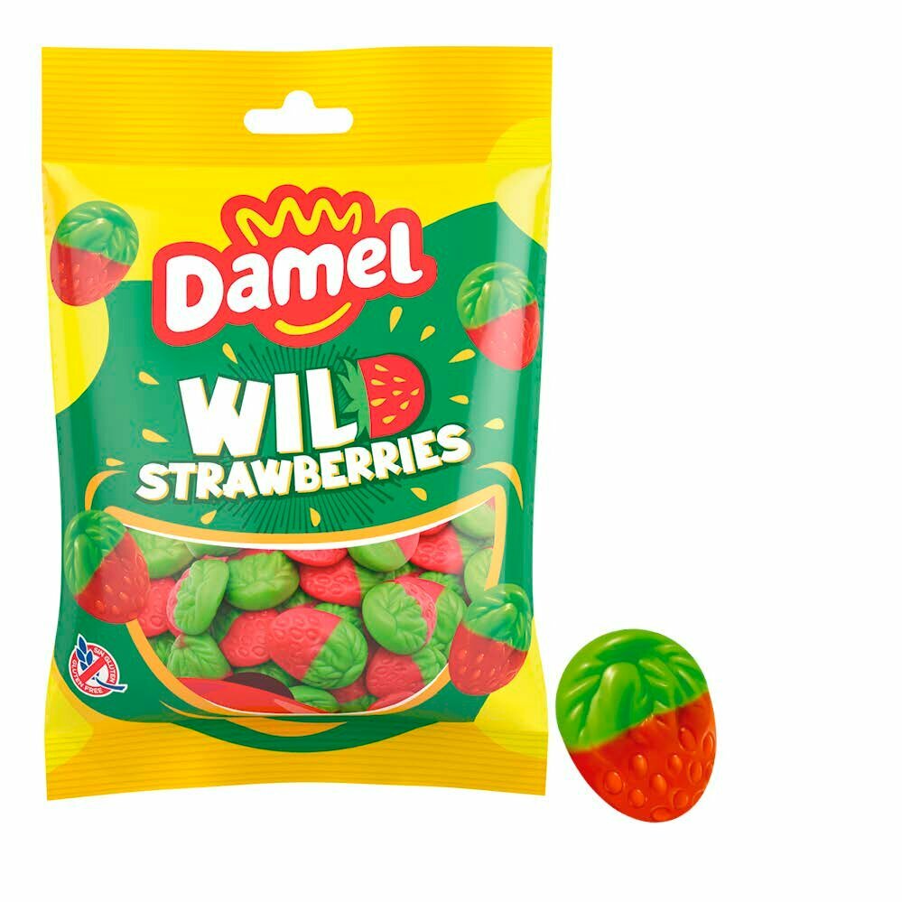 Мармелад жевательный HALAL "Клубника" 80гр DAMEL/Испания без глютена