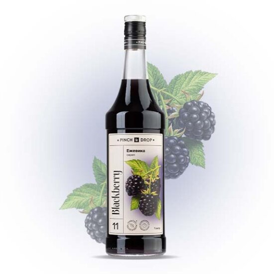 Сироп Pinch&drop Ежевика, стекло, 1л