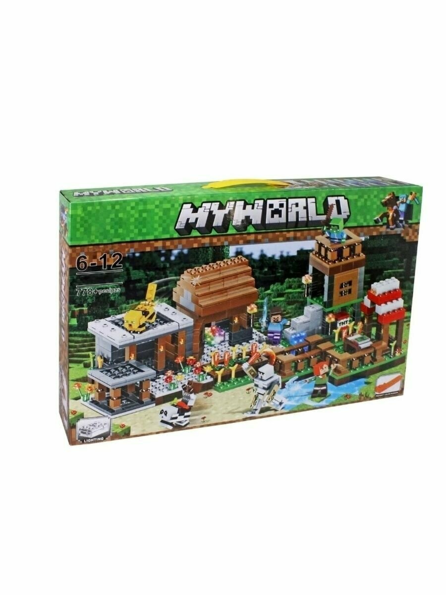 Конструктор My World Minecraft Деревня LB600