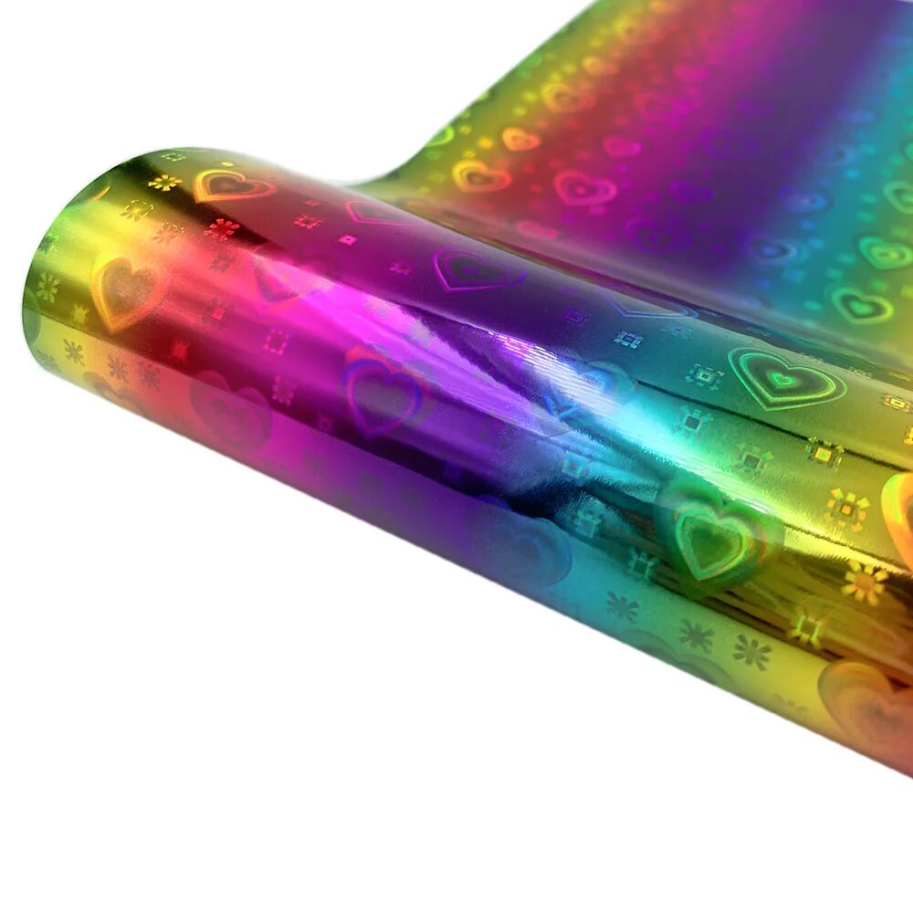 Голографическая радужная виниловая пленка Findohope 12x10 дюймов
