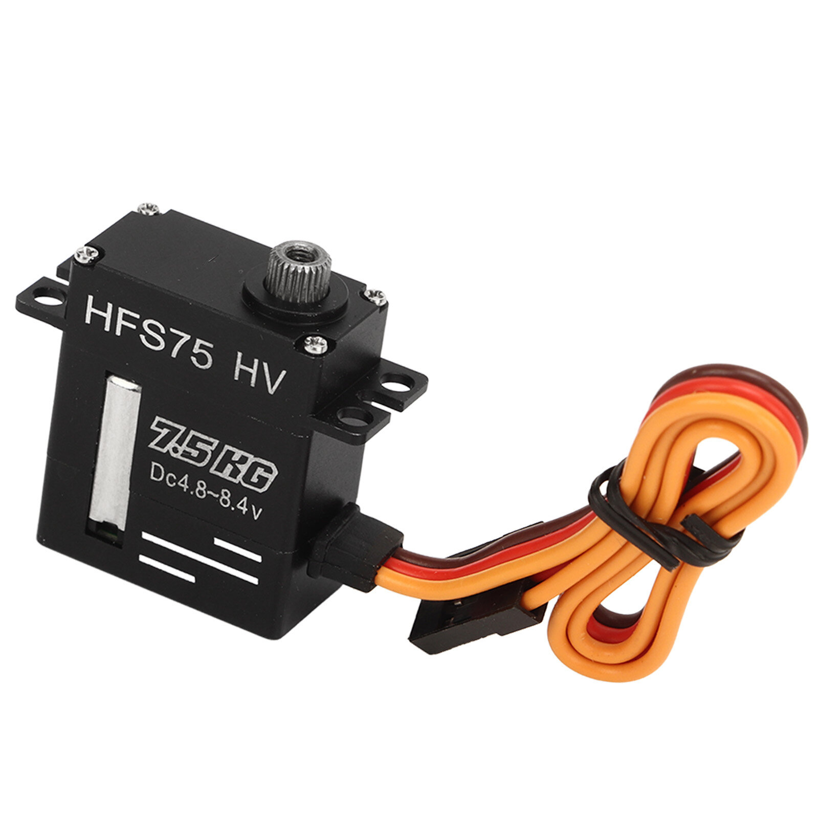 7,5 кг RC сервопривод, цельнометаллический сменный автомобильный сервопривод с высоким кручением, пульт дистанционного управления для Traxxas TRX4M 1/18, радиоуправляемый автомобиль постоянного тока 4,8 8,4 В