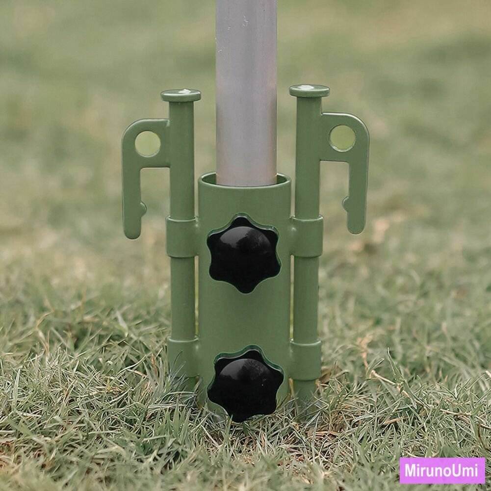 Регулируемый держатель шеста для навеса, цвет на открытом воздухе, аксессуары для кемпинговых палаток Регулируемая конструкция с двойной гайкой