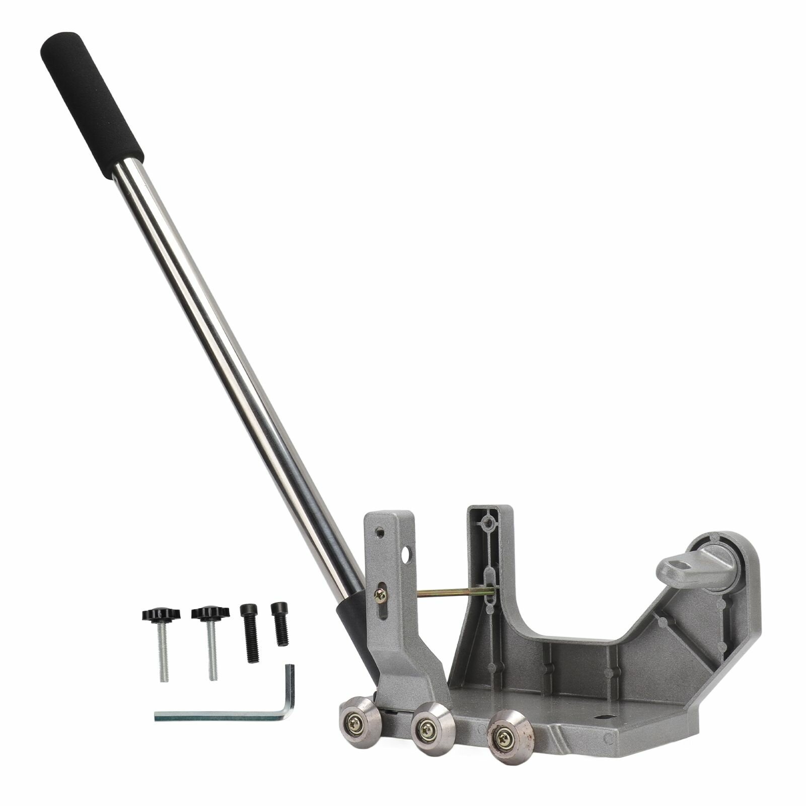 Подставка для чистки швов плитки, алюминиевый сплав, серебро, регулируемый держатель машины для чистки швов плитки для украшения