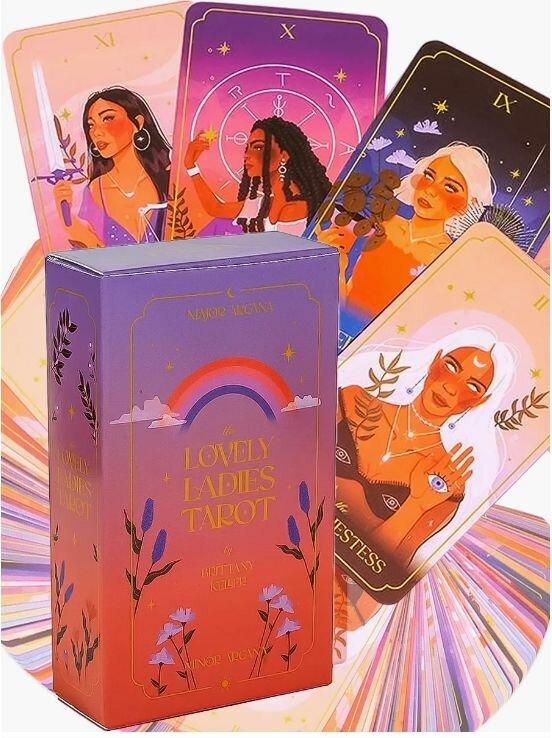 Карта, таро прекрасных дам / lovely ladies tarot, 78шт