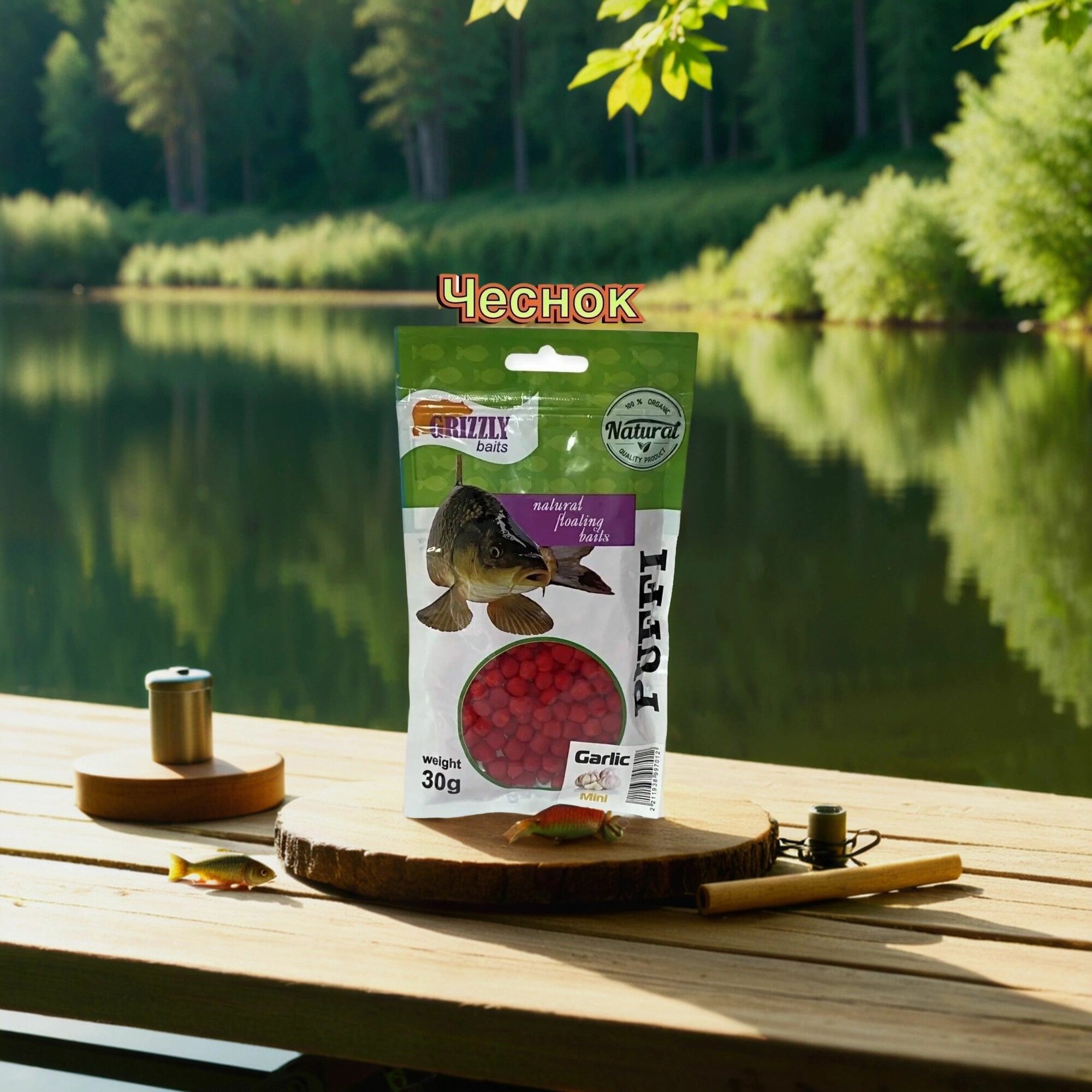 Воздушное тесто для рыбалки чеснок