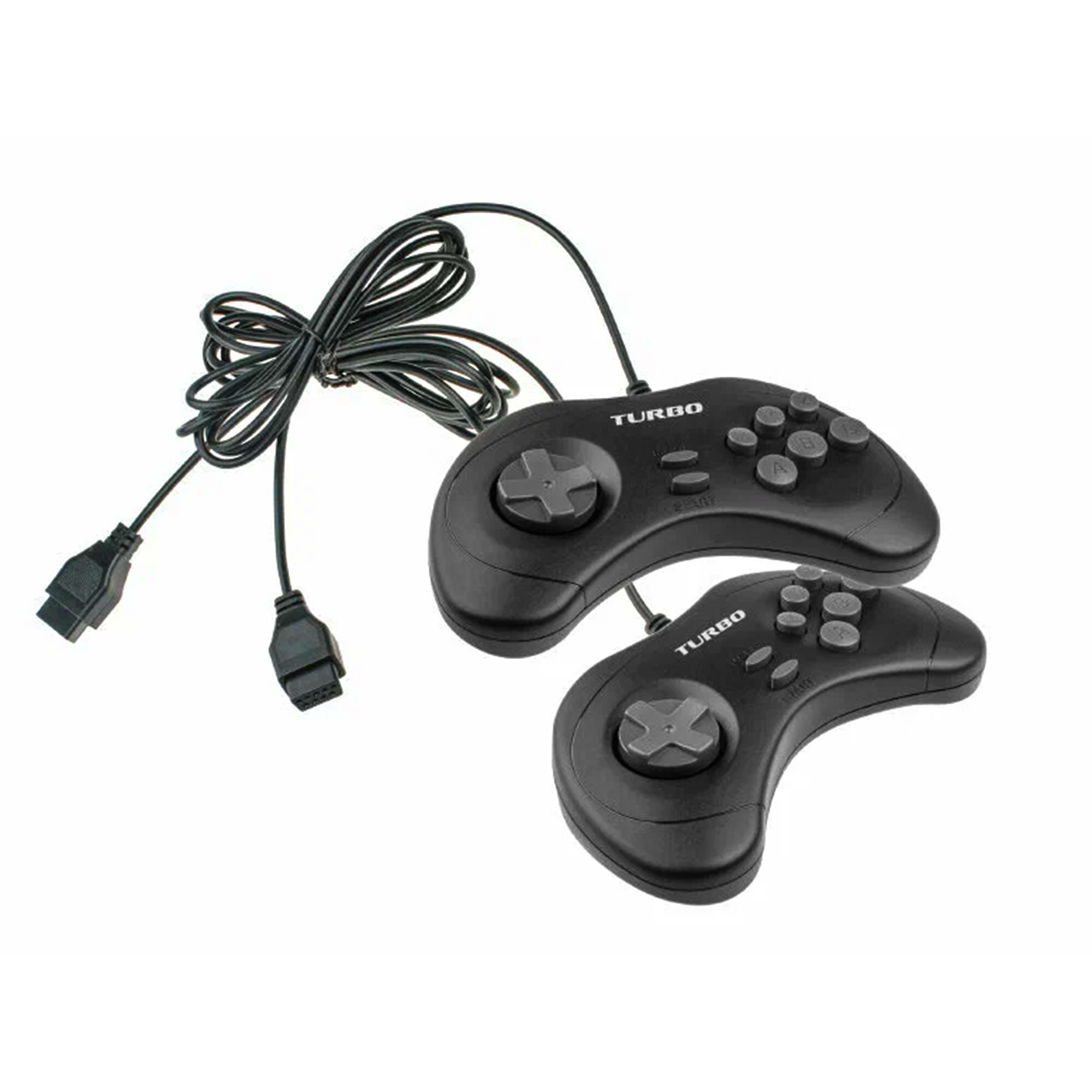 Джойстик DVTech "Turbo", 32-JS, проводной, черный, 12 кнопок