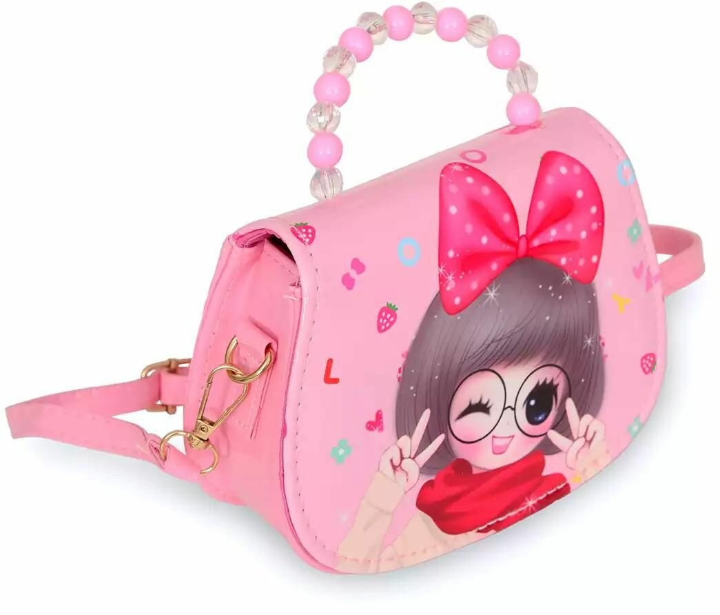 Детская сумка Коробейники "Вечеринка", 16 см, розовая, от 3 лет