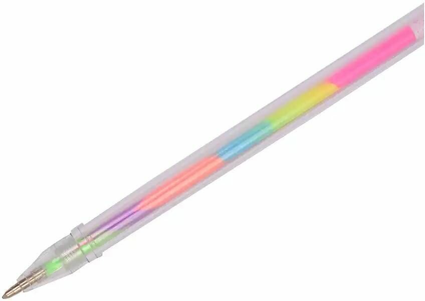 Ручка гелевая КНР "Rainbow" Заяц, чернила разноцветные