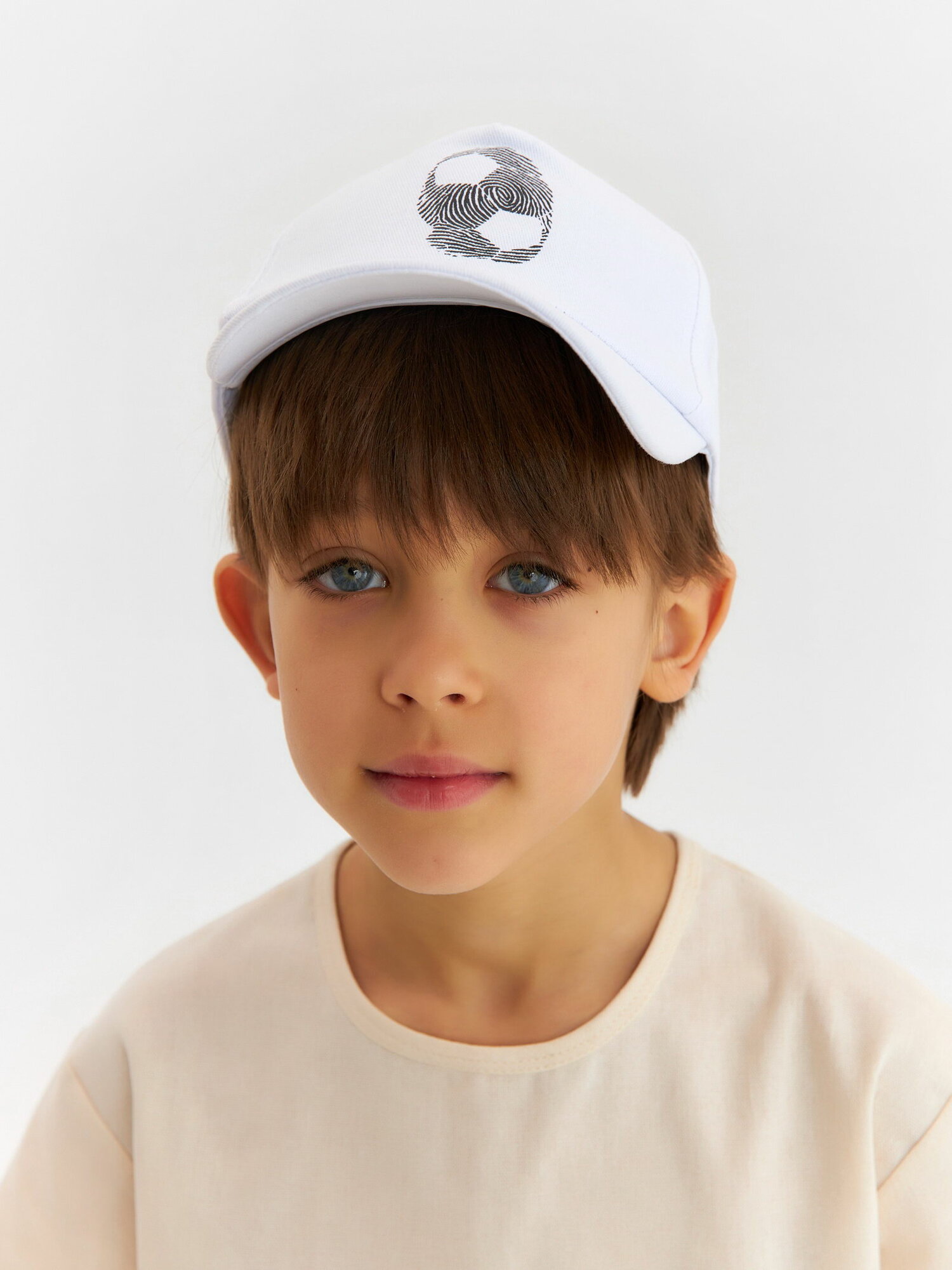 Кепка детская, белая, размер 54-56, для кого: для девочек, маркировка: честный знак