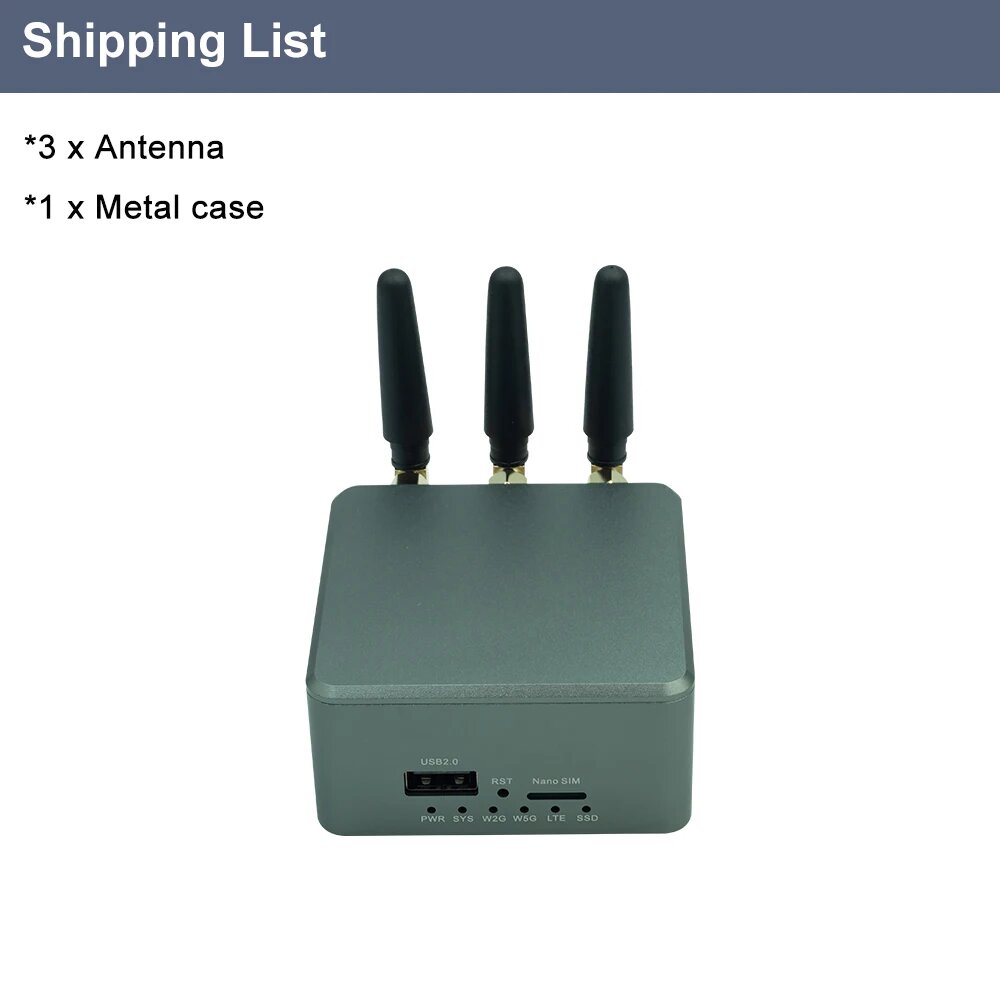 Mini Router Board BPI-R3 youyeetoo Only Metal case
