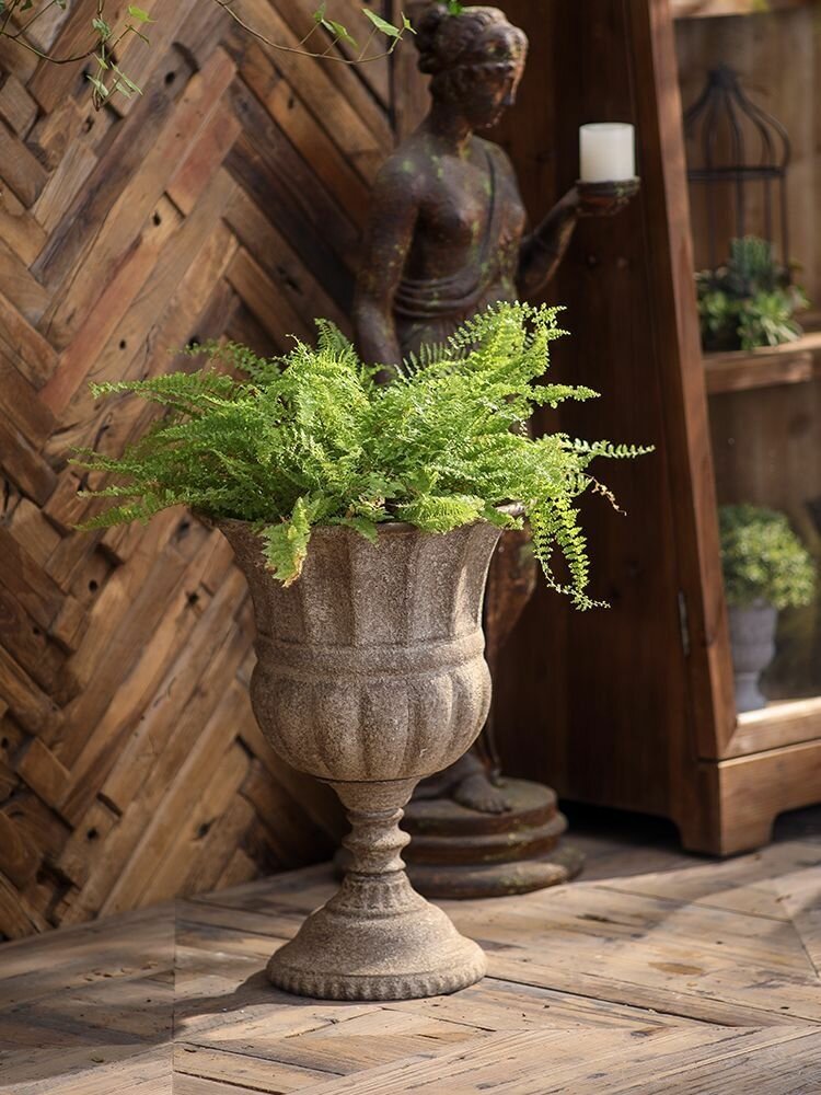 Ваза "Ретро-Декор", настольная, разноцветная, пластик, 43 см