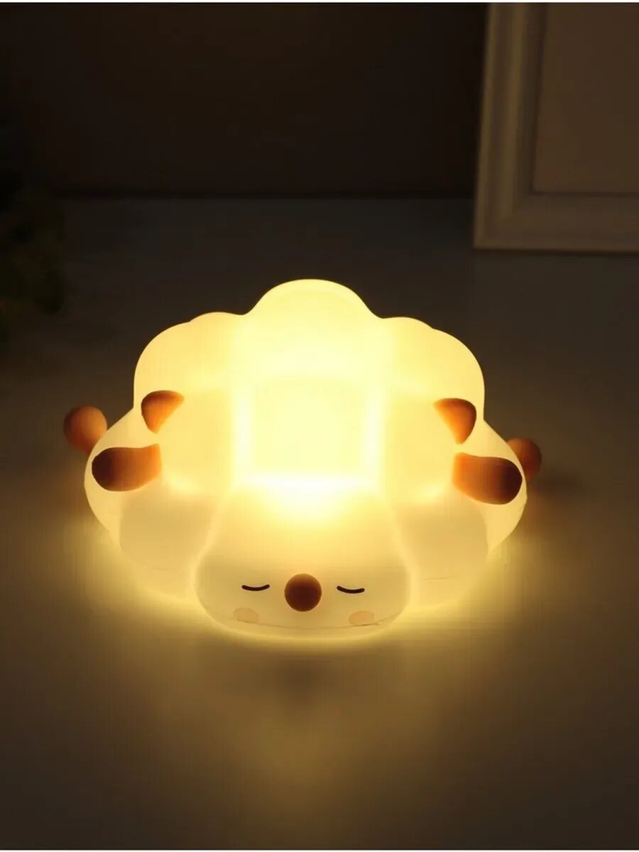 Мягкий светильник-барбос с RGB подсветкой