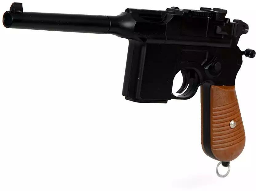 Пистолет детский Oubaoloon металлический, Mauser C-96 G.12, 24 см OZ, 2 магазина