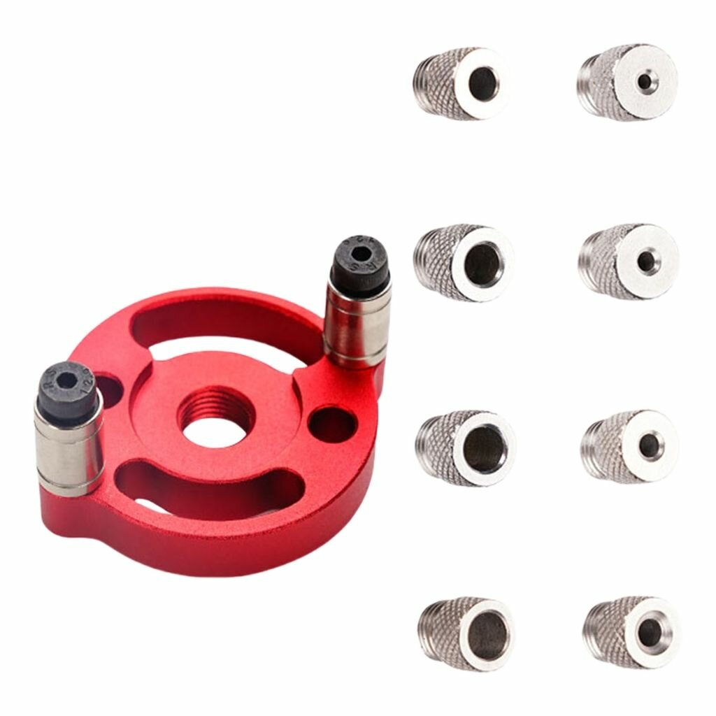 Деревообрабатывающий прямой дырокол-Красный круг 3 4 5 6 7 8 9 10 мм набор сверл