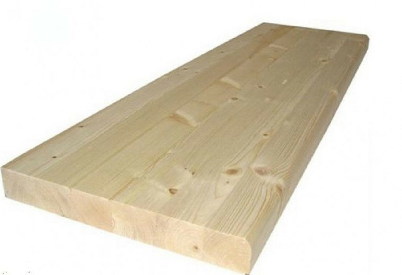 Подоконник 3000х500х40 мм хвоя для широких проемов и создания подоконной зоны отдыха