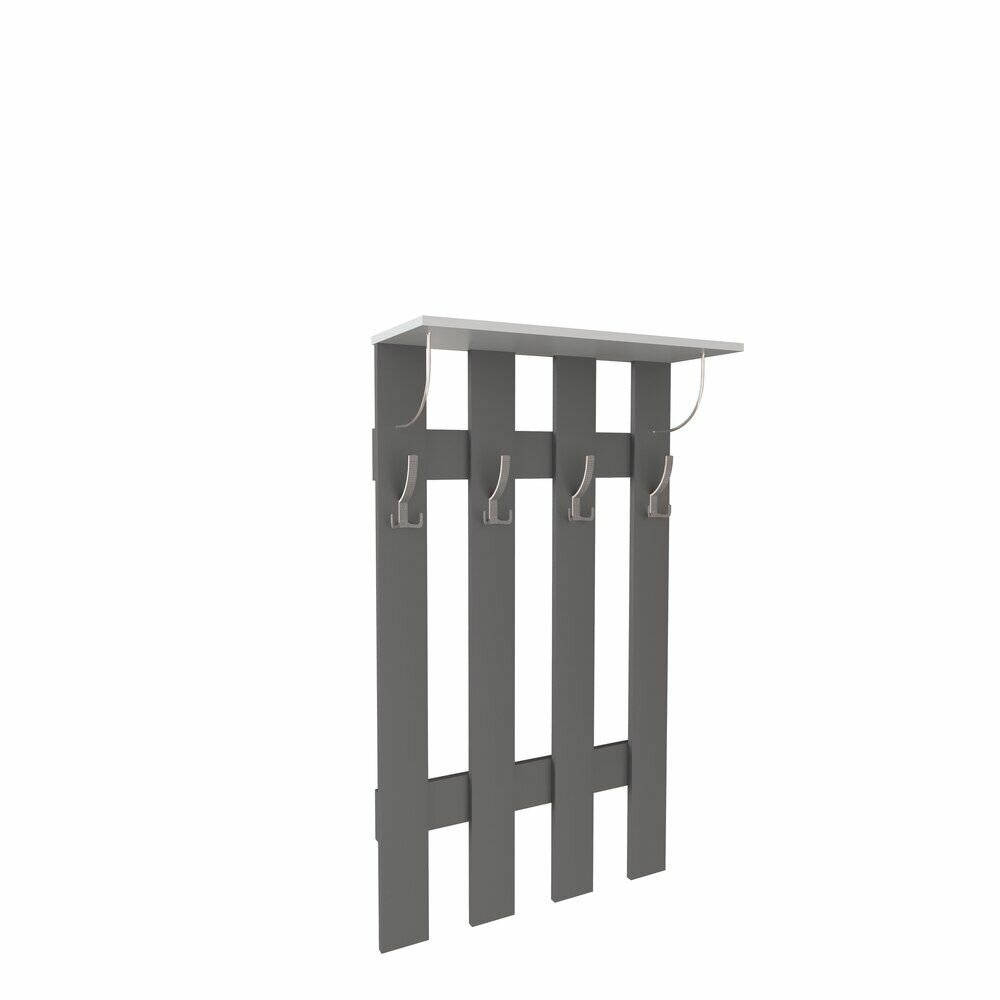 ARNIKA Вешалка Ямайка ЯПВ-1, Графит серый, Камень серый