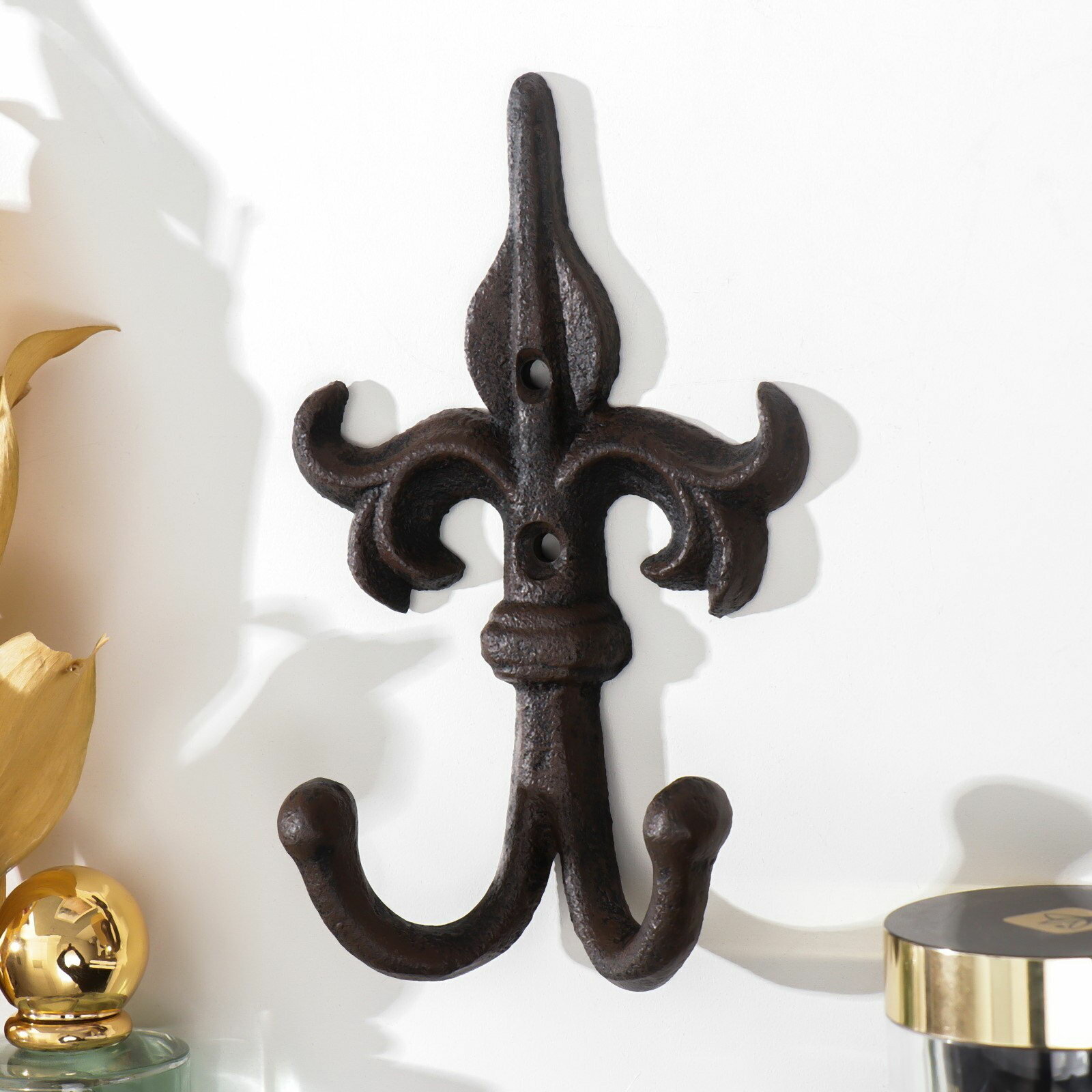 Настенные крючки декоративные чугун "Пика кованая", декор, 16x10x4 см