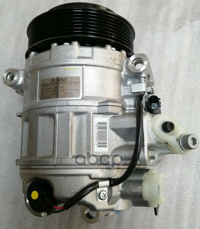 Компрессор кондиционера MB W211 DENSO 7 ручьев! 4371006381-DENSO/A0012305511 A0002309711 A0002306211 DCP17108 DCP17038 437100.