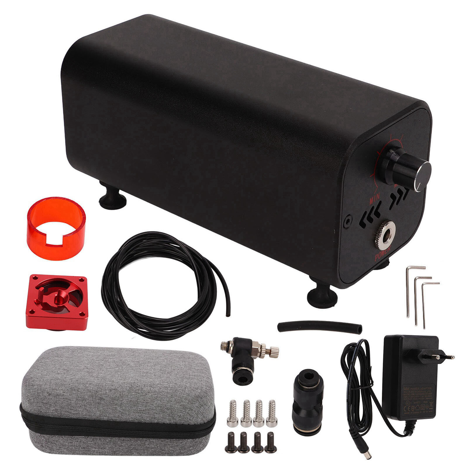 Лазерный гравер воздушного вспомогательного насоса от 10 л до 30 л в минуту регулируемая дымовая пыль Лазерная вспомогательная насос 100–240 В.