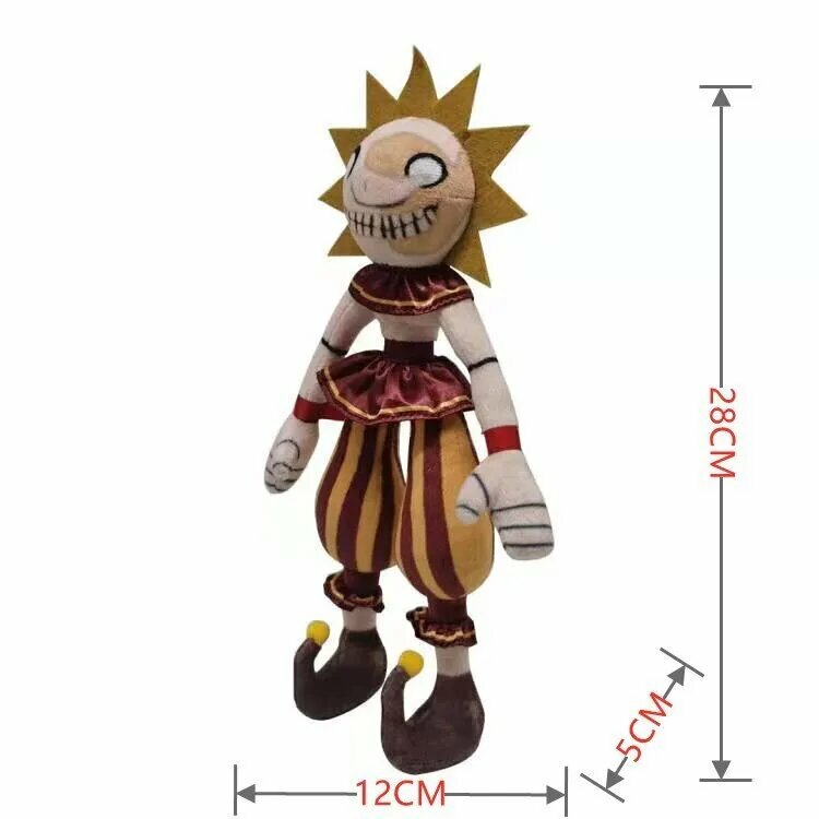 Детские мягкая игрушка Аниматроники ФНАФ9 Солнце и Луна 28 см из фнаф FNAF Sundrop & Moondrop Сандроп и Мундроп