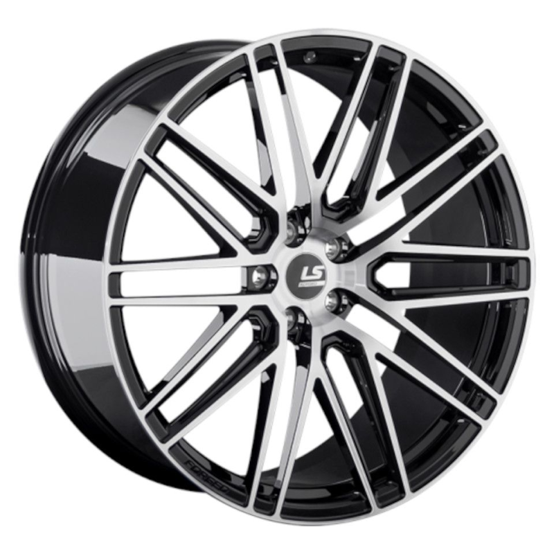Диск колесный LS Forged FG12 10,0x22 5x112 Dia66.6 ET55 цвет BKF (черный)