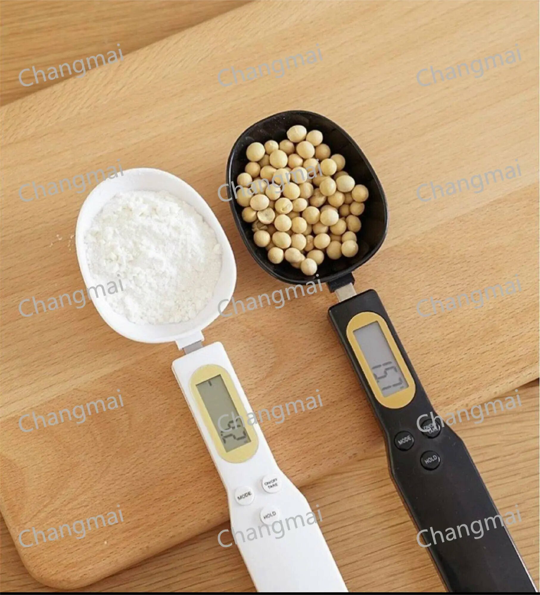 Ложка весы кухонные, ложка весы кухонные с LCD экраном, мерная ложка, (белый)