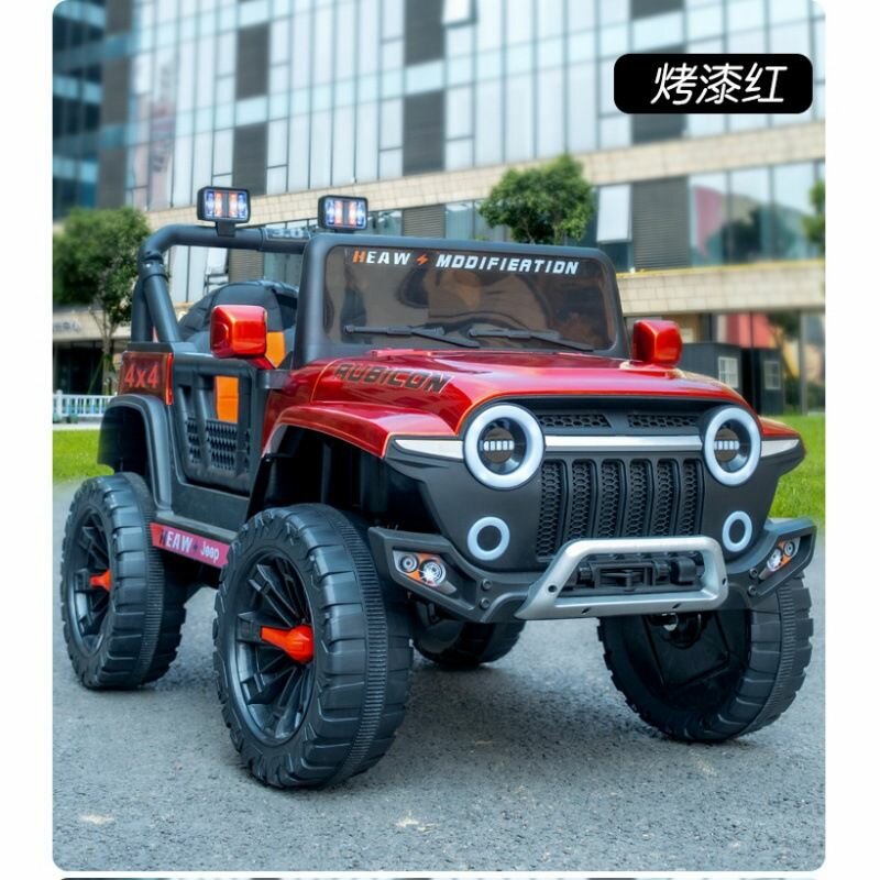 Дистанционно управляемый детский электромобиль Rubicon, Шины EVA ,4WD / 12V7A / двухместное сиденье