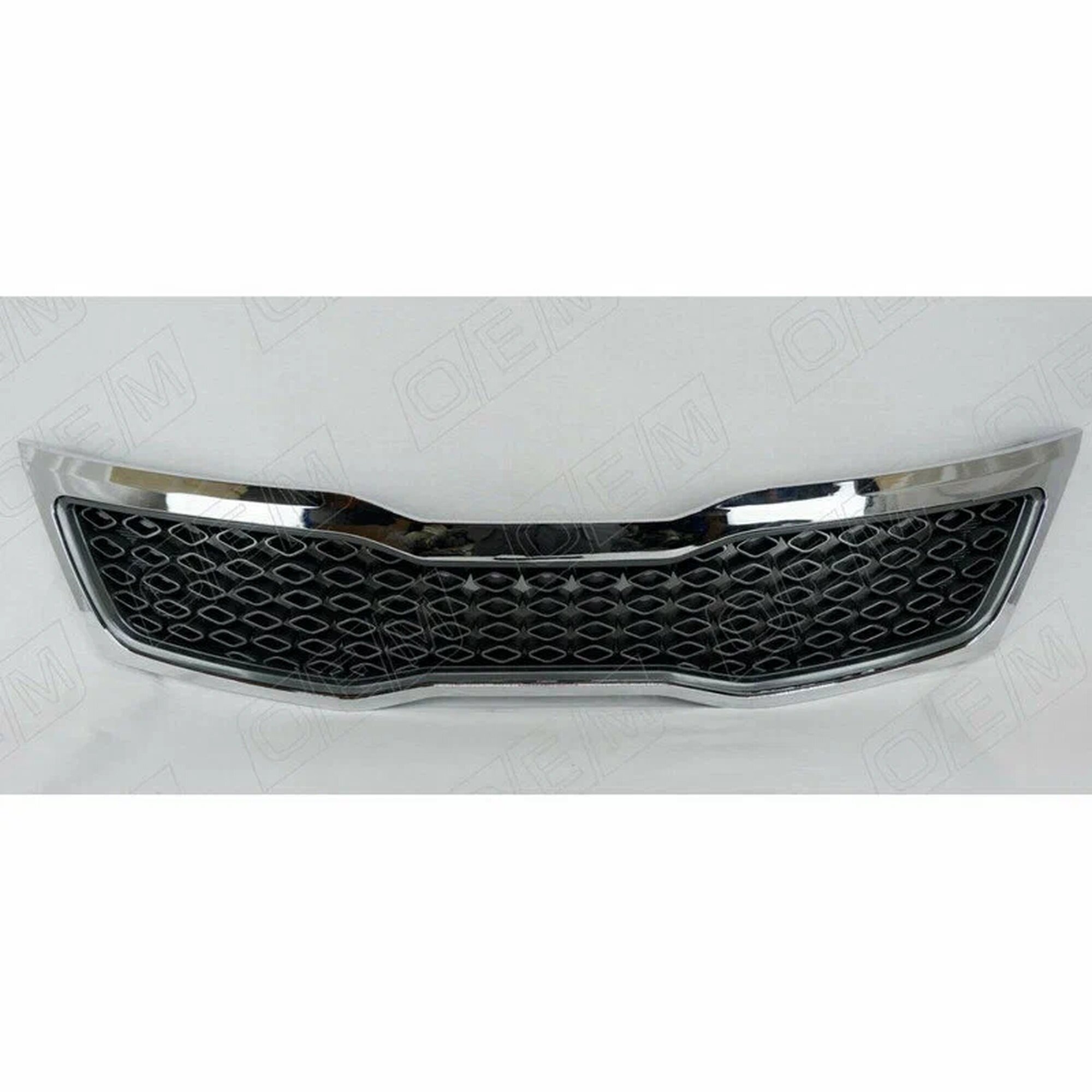 Решетка радиатора OEM3042, для Kia Optima, ABS пластик, черная