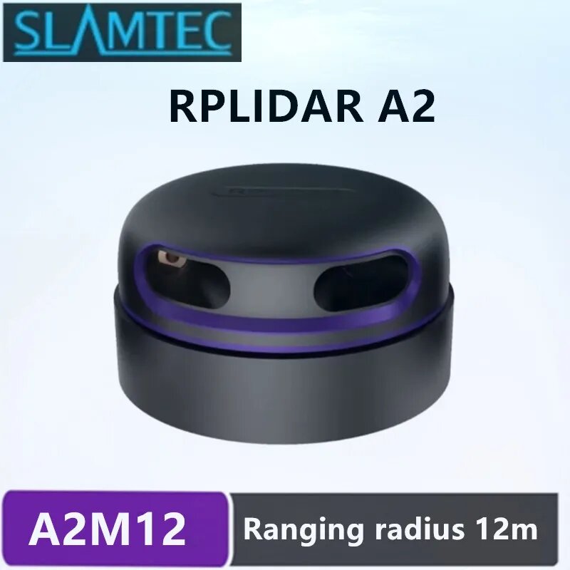 SLAMTEC A2 RPLIDAR A2M12 360° ° Лазерный дальномерный сканер, треугольный дальномер, 12 м, лидар, кленпер, набор сканеров, инструмент для измерения датчика