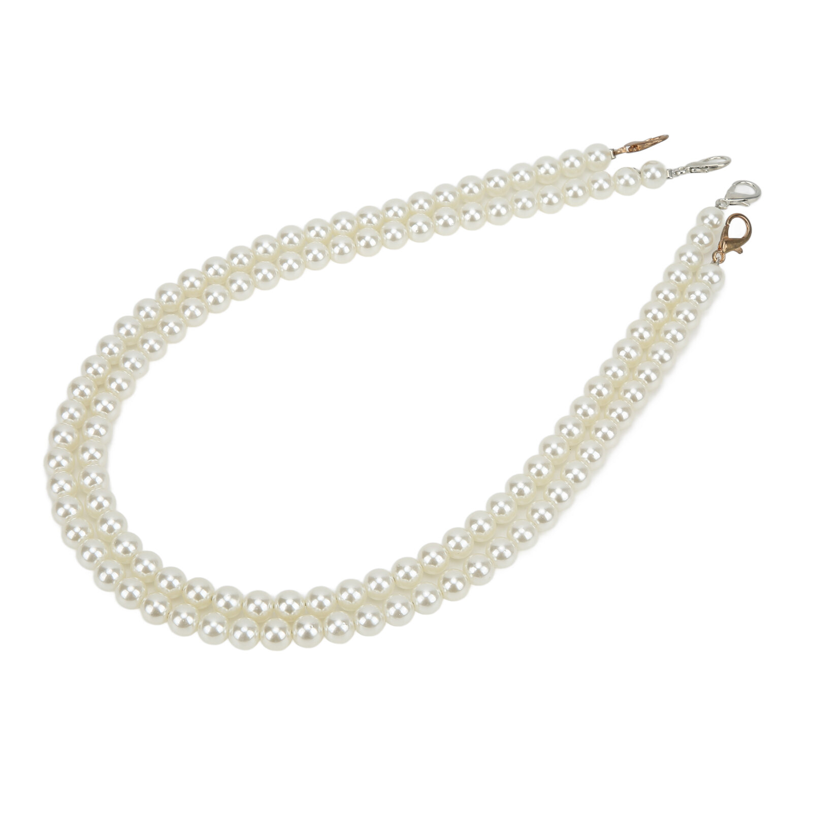 2 шт. цепочки из искусственного жемчуга для сумочки, сменные аксессуары для женщин 60 см