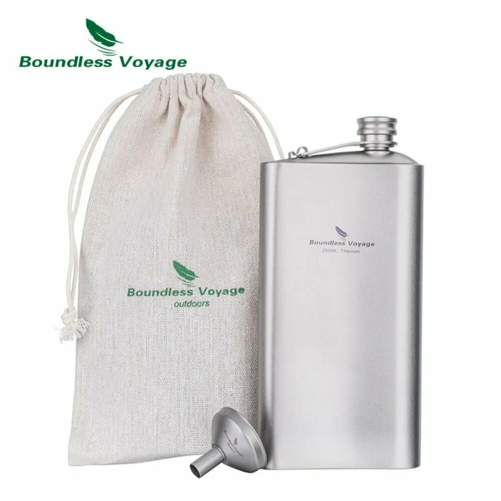 Фляга 250 мл, серебристый Переносные фляжки для кемпинга, фляжки для пикника